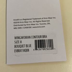 knix | Intimates & Sleepwear | Knix Wingwoman Contour Bra Bouquet Blue ...